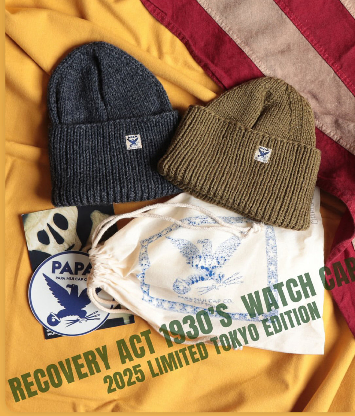 Recovery Act Watch Cap 1930's. – PAPA NUI